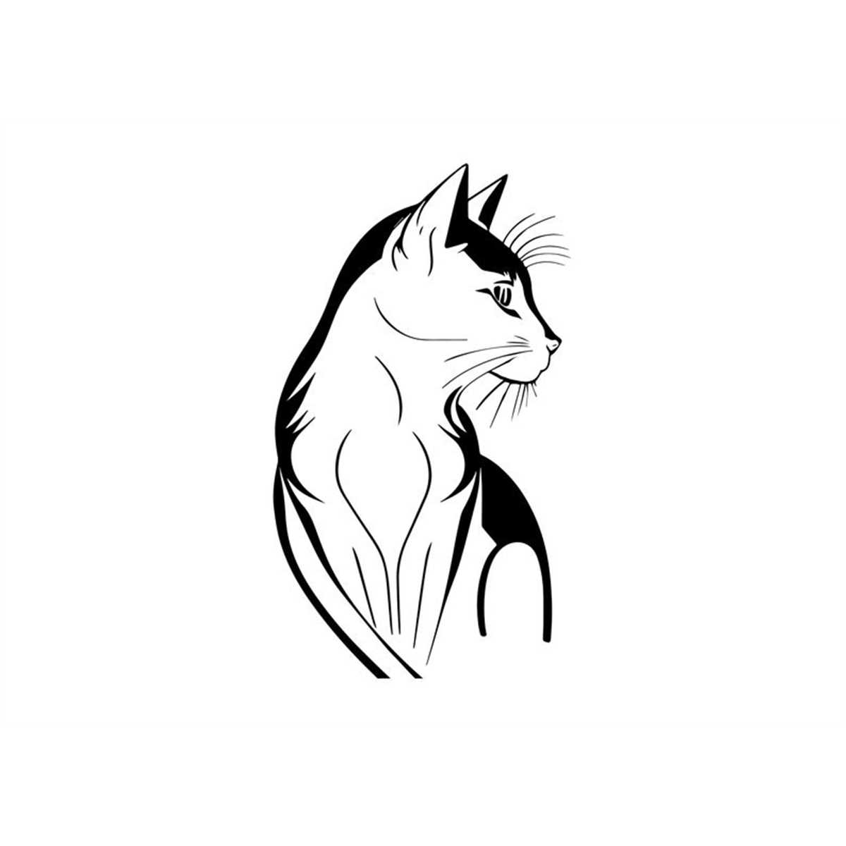 CAT SVG, CAT Clipart, Cat Svg Cut Files for Cricut, Cat Silh | Inspire ...