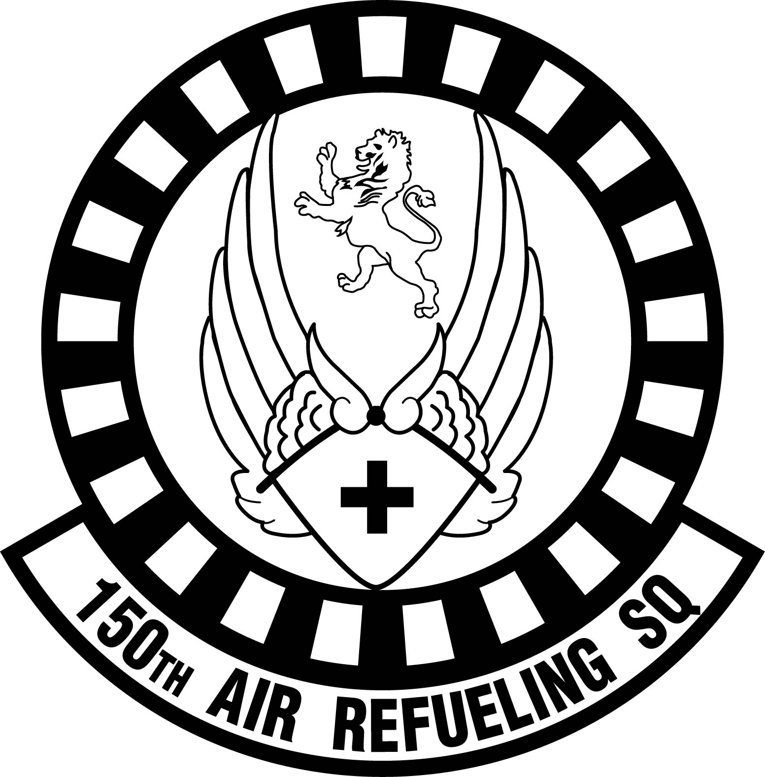 150 Air Refueling Squadron emblem VECTOR FILE for laser engr | Inspire ...