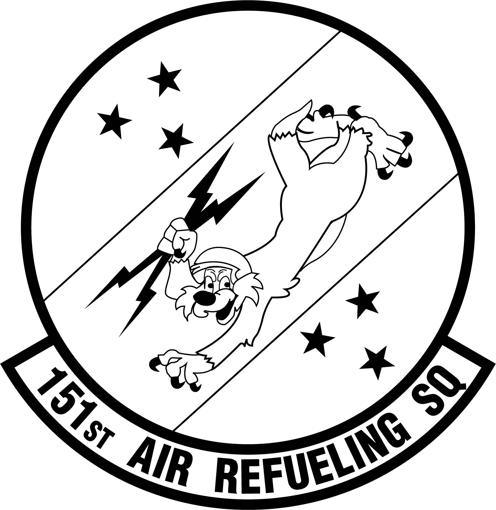 151 Air Refueling Squadron emblem VECTOR FILE for laser engr | Inspire ...