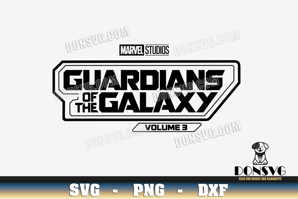 Guardians of the Galaxy Volumen 3 Logo SVG Marvel Studios pn | Inspire ...