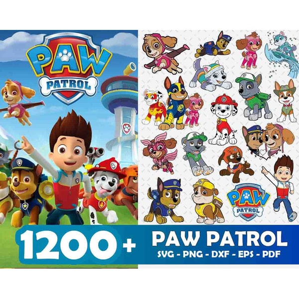 Paw Patrol SVG, Paw Patrol PNG, Paw Patrol Logo, Paw Patrol | Inspire ...