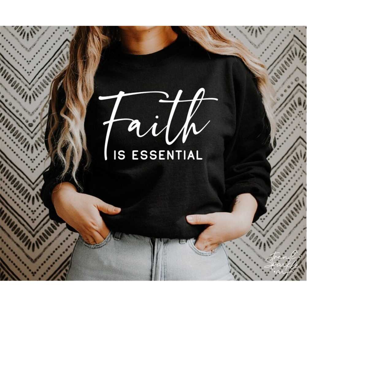 Faith Is Essential SVG, PNG, Christian Svg, Faith Svg, Relig | Inspire ...
