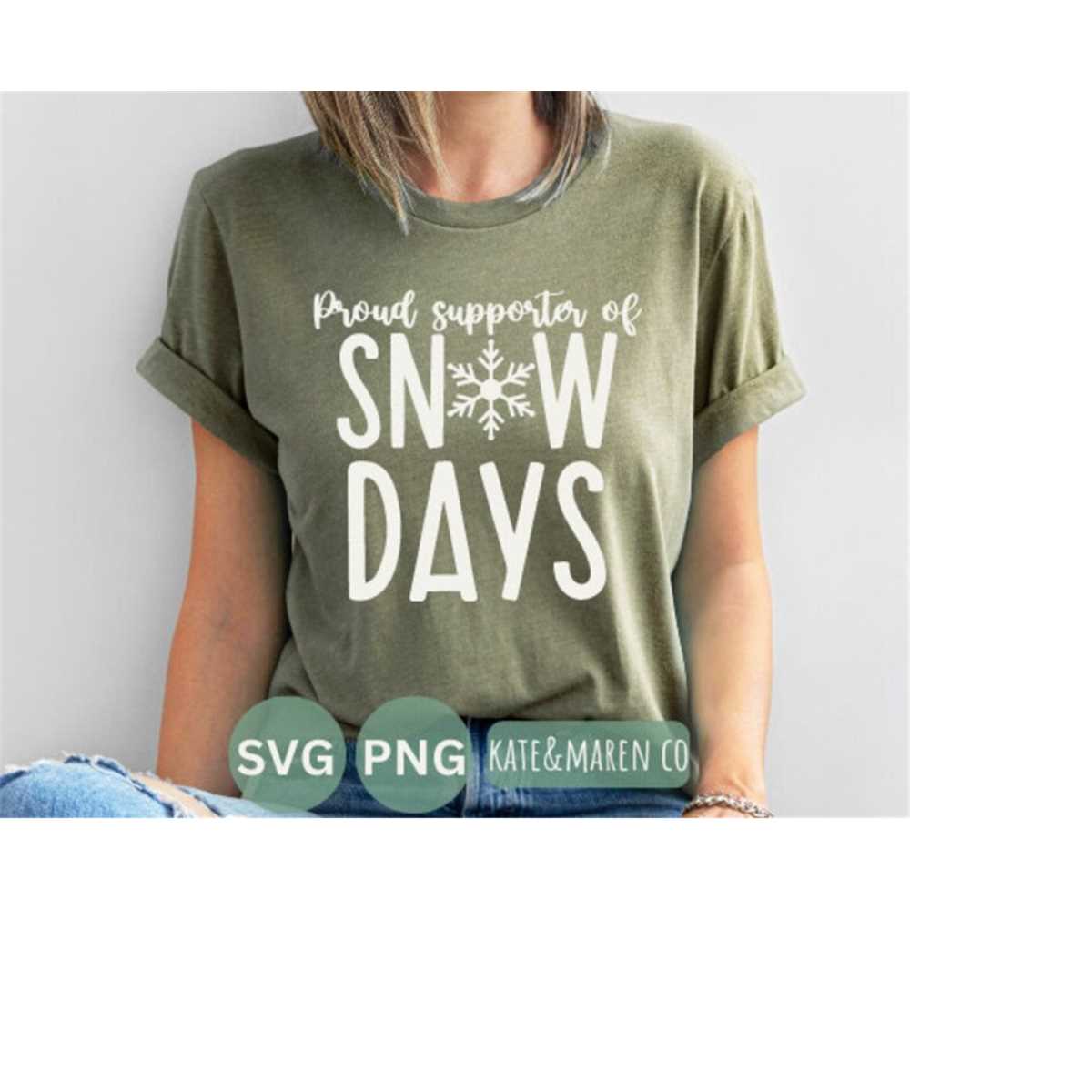 proud supported of snow days svg, funny teacher svg, snow da - Inspire ...