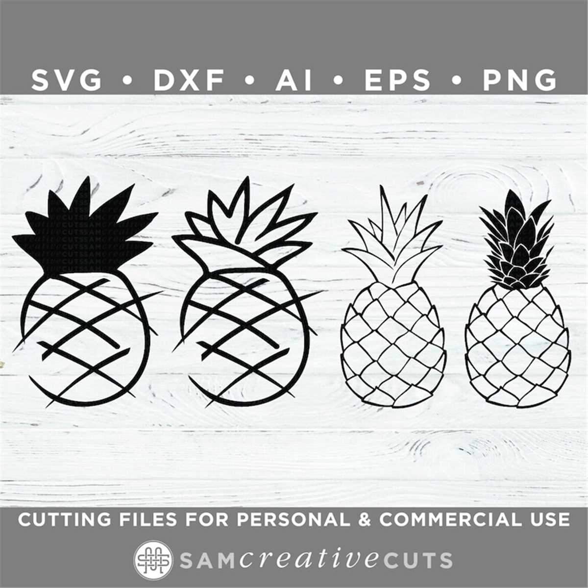 Pineapple SVG Bundle, Pineapple SVG, Pineapple Clipart - Cut | Inspire ...