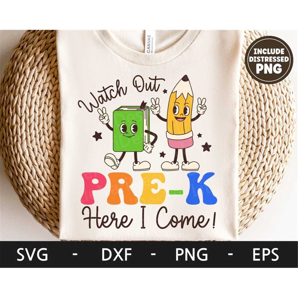 Watch Out Pre-K Here I Come svg, First Day of School svg, Ba | Inspire ...