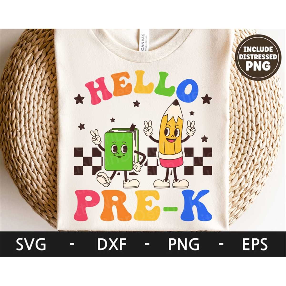 Hello Pre-K svg, First Day of School svg, Back to School svg | Inspire ...