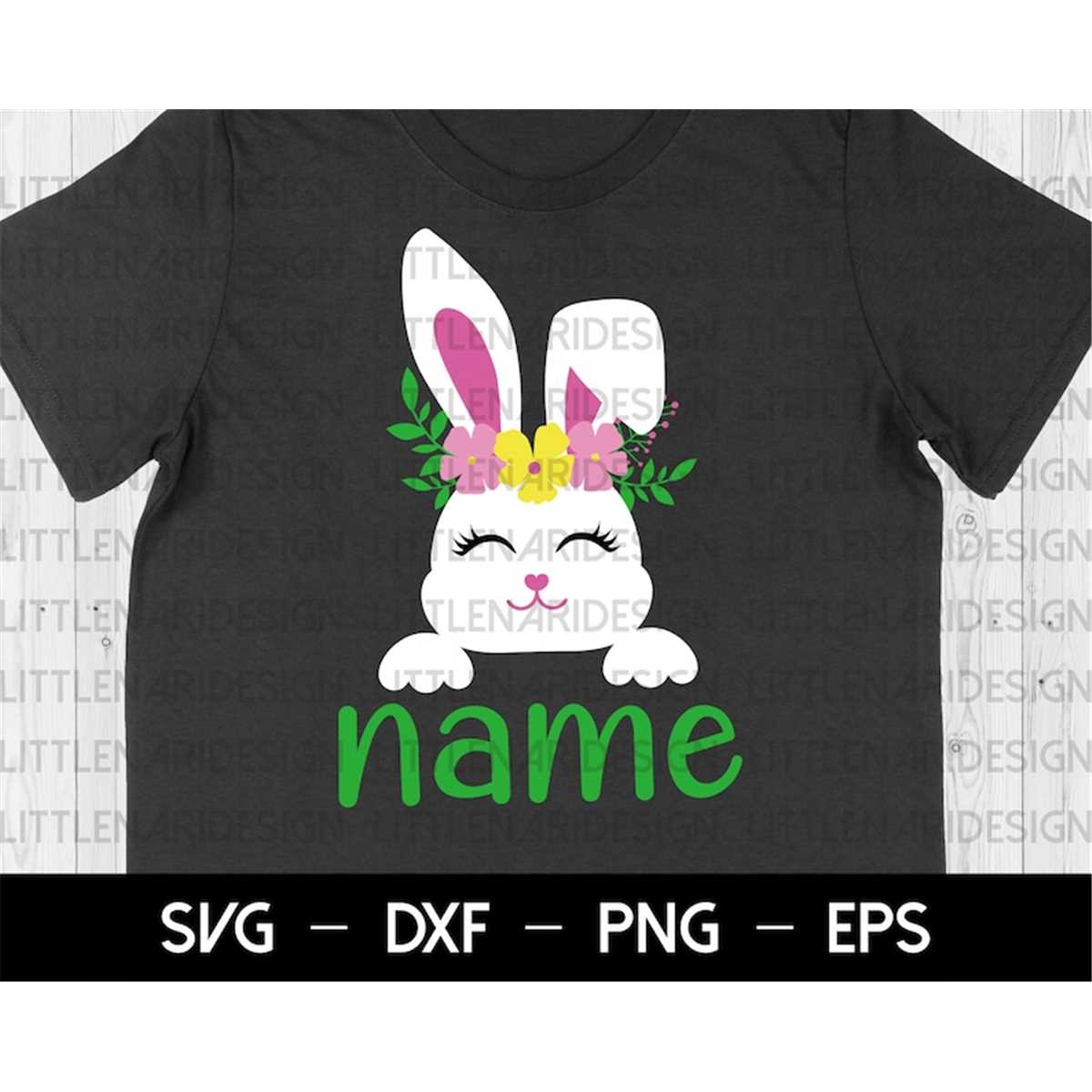 Easter Svg, Bunny Svg, Cute Bunny Face Svg Dxf Eps, Girl Eas - Inspire ...