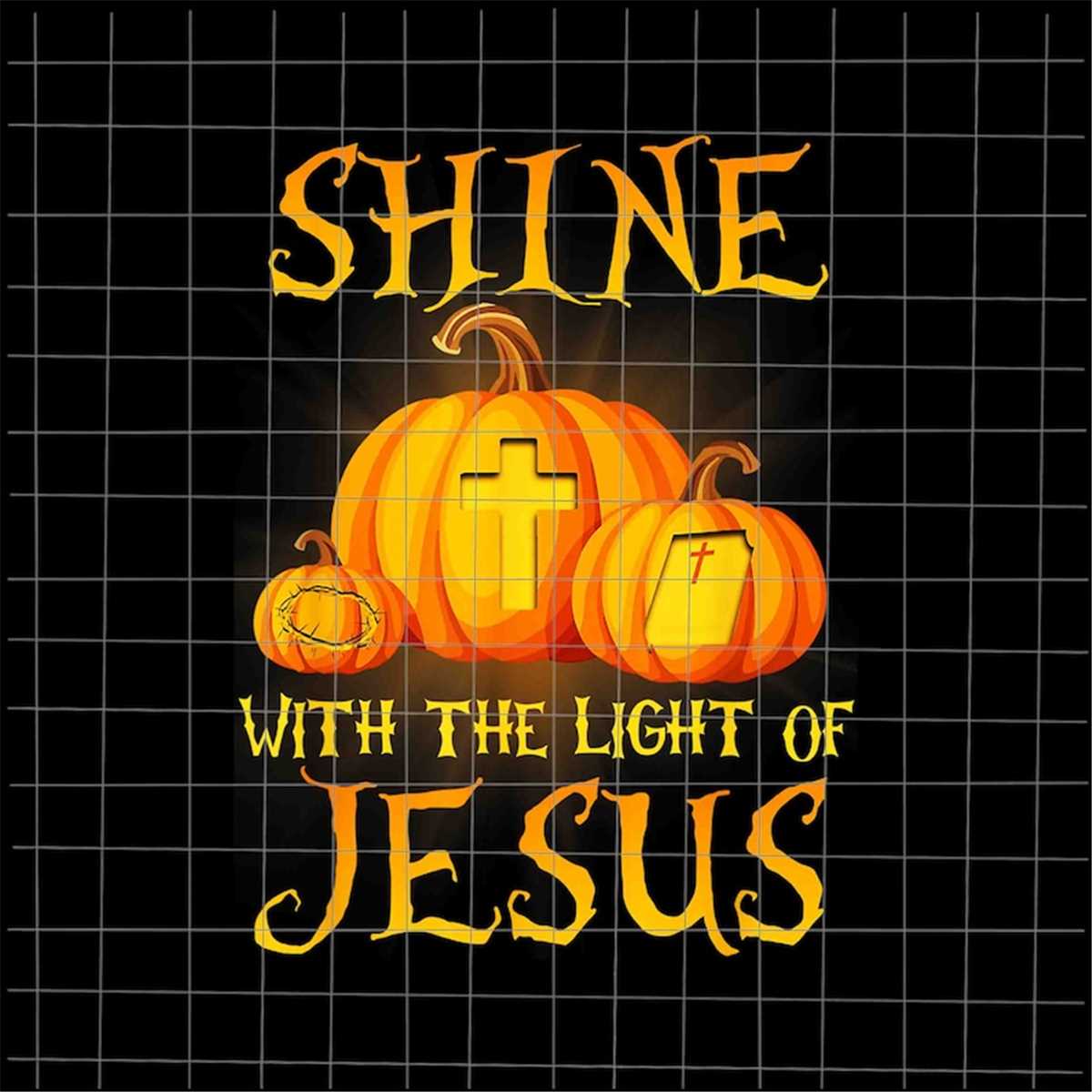 Shine With The Light Of Jesus Png, Halloween Pumpkin Christi | Inspire ...