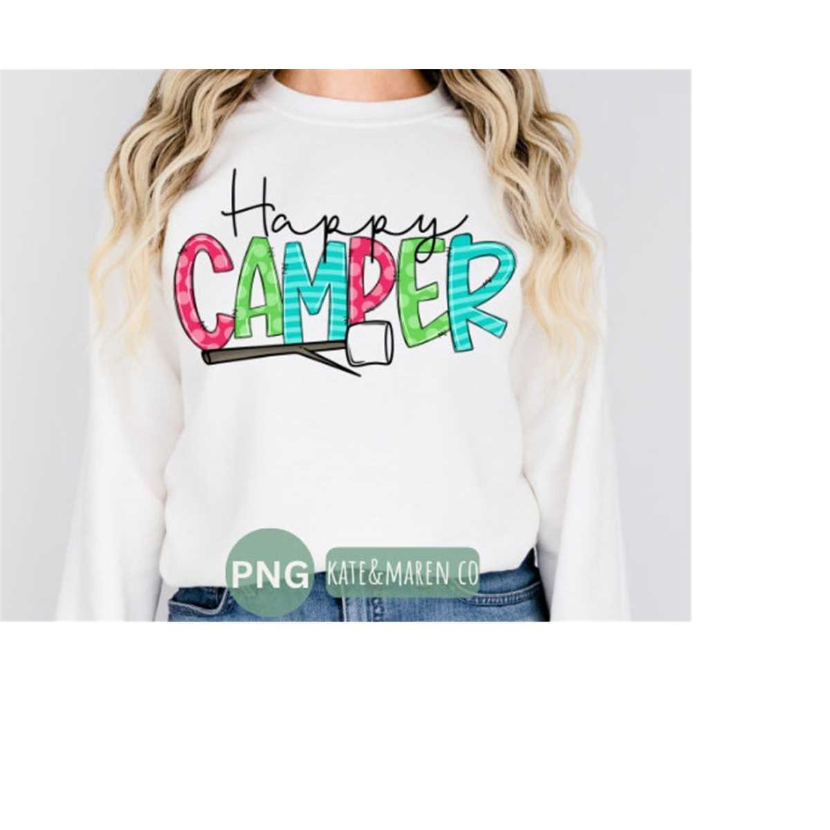 happy camper png, camping png, camping crew png - Inspire Uplift