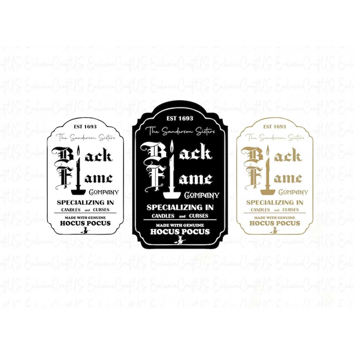 Bundle Black Flame Company Label SVG. Tumbler labels Black F | Inspire ...
