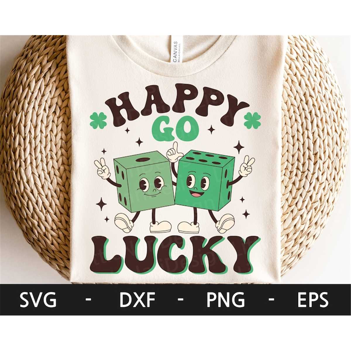 Happy Go Lucky svg, Shamrock svg, St Patrick's svg, Lucky Ch - Inspire ...