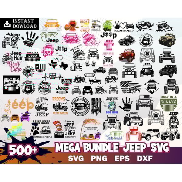 Jeep Bundle Svg, Jeep Svg, Jeep Png, Jeep Vector, Jeep Cricu - Inspire ...