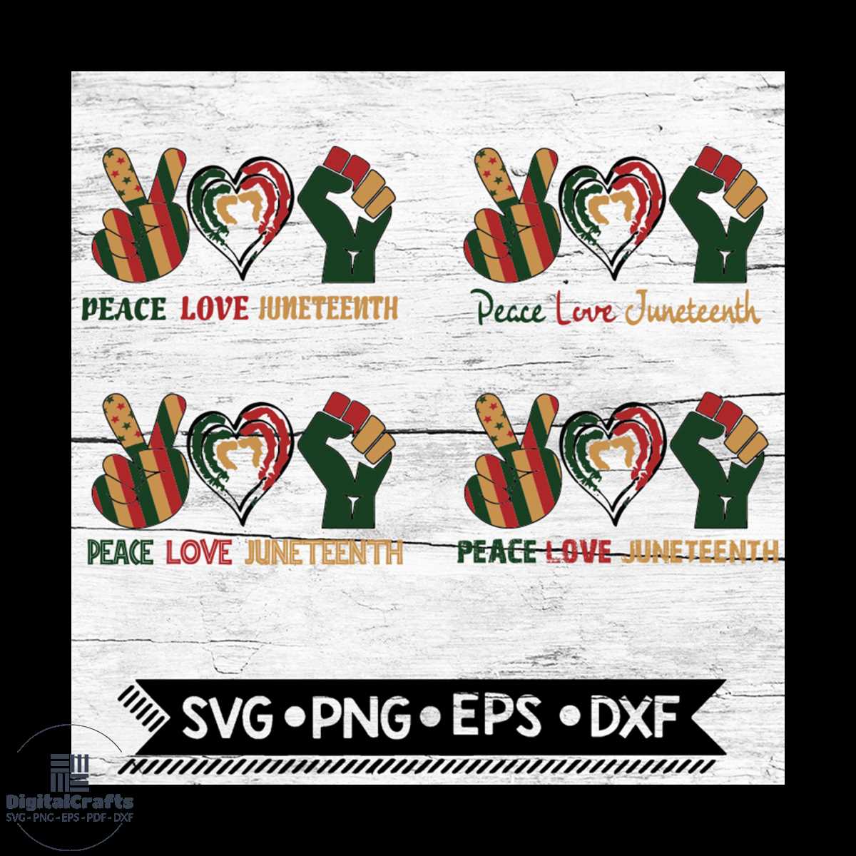 Peace Love Juneteenth Bundle Svg, Juneteenth Svg, Juneteenth - Inspire ...