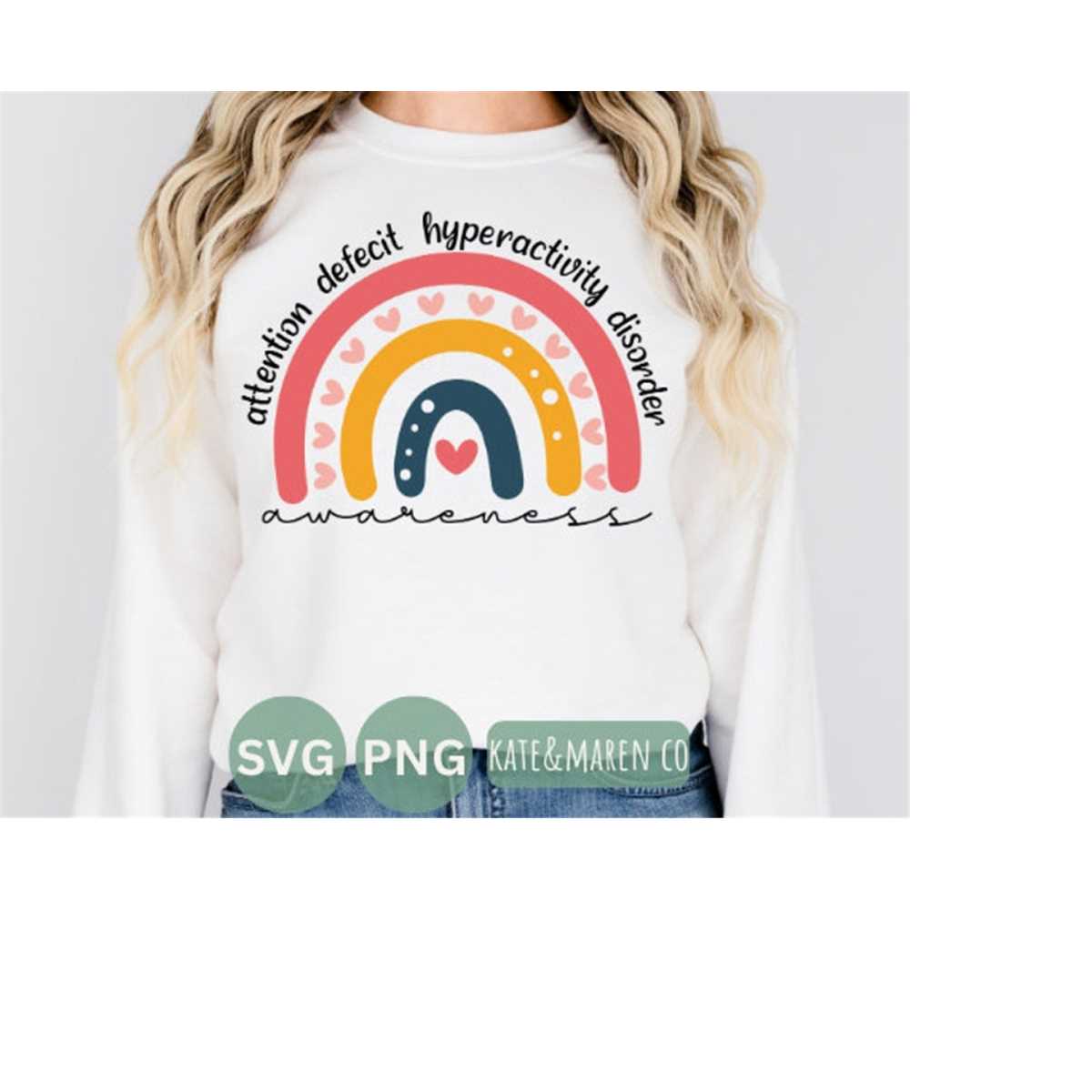 ADHD awareness svg, ADHD svg, Neurodiverse svg, normalize al | Inspire ...
