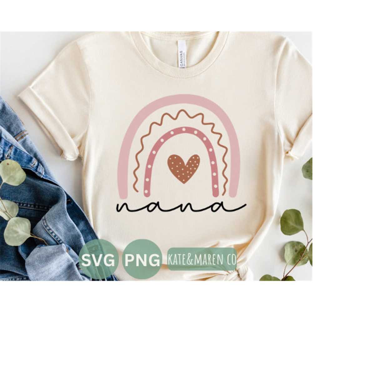 nana svg, rainbow nana png, nana life svg, best nana svg - Inspire Uplift