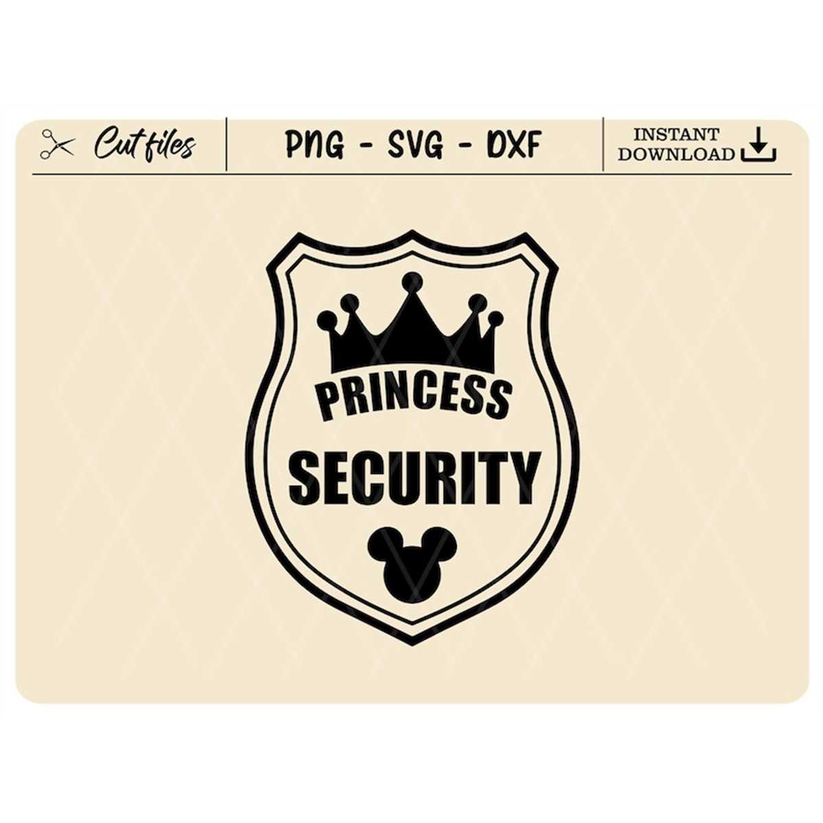 Princess Security Svg, Funny Dad Svg, Boyfriend Security Svg | Inspire ...
