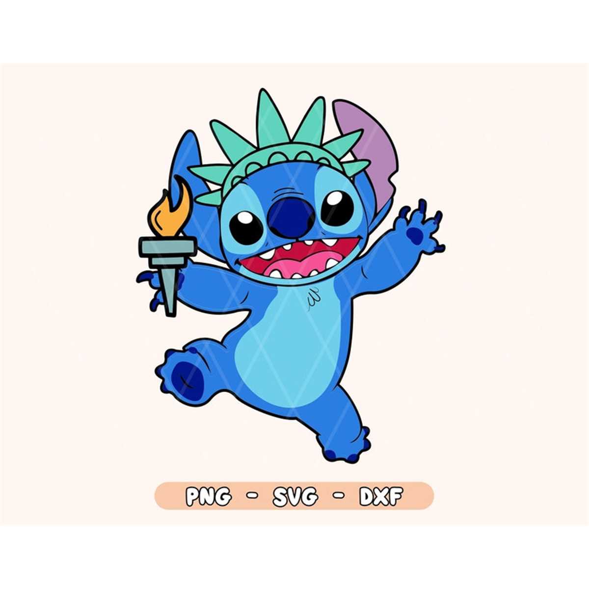 Stitch Independence Day SVG, Lilo and Stitch 4th of July SVG | Inspire ...