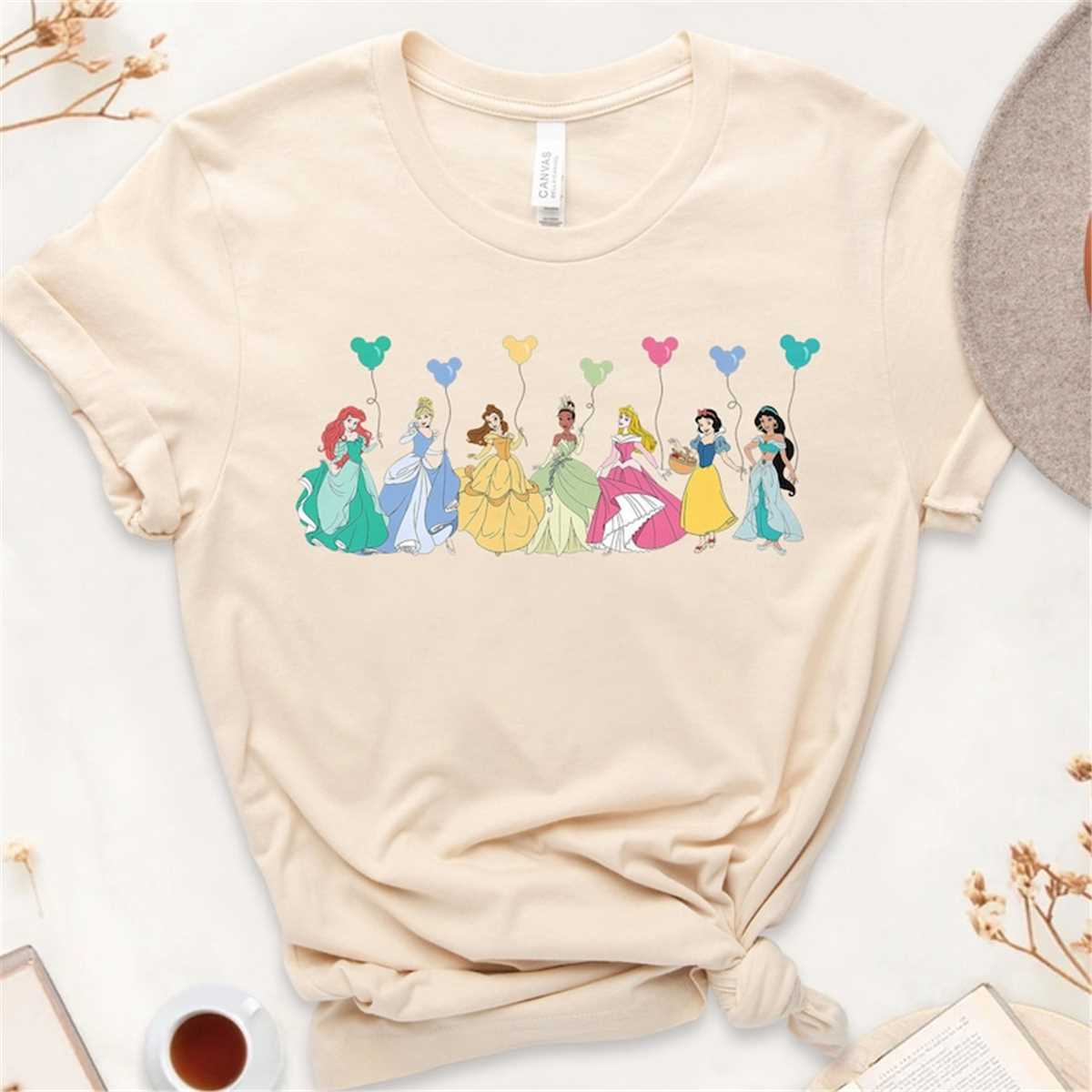 Disney Princess Shirt, Disney Balloon Shirt, Princess Shirt, | Inspire ...