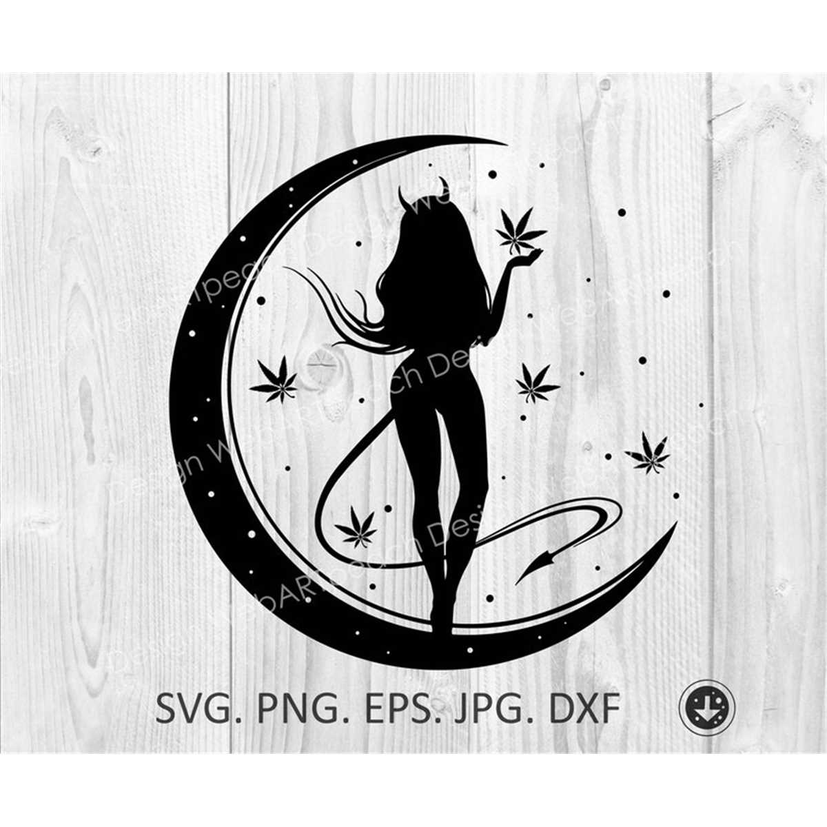 Sexy figure svg girl,png,dxf,marijuana leaf,devil girl,logo, | Inspire ...