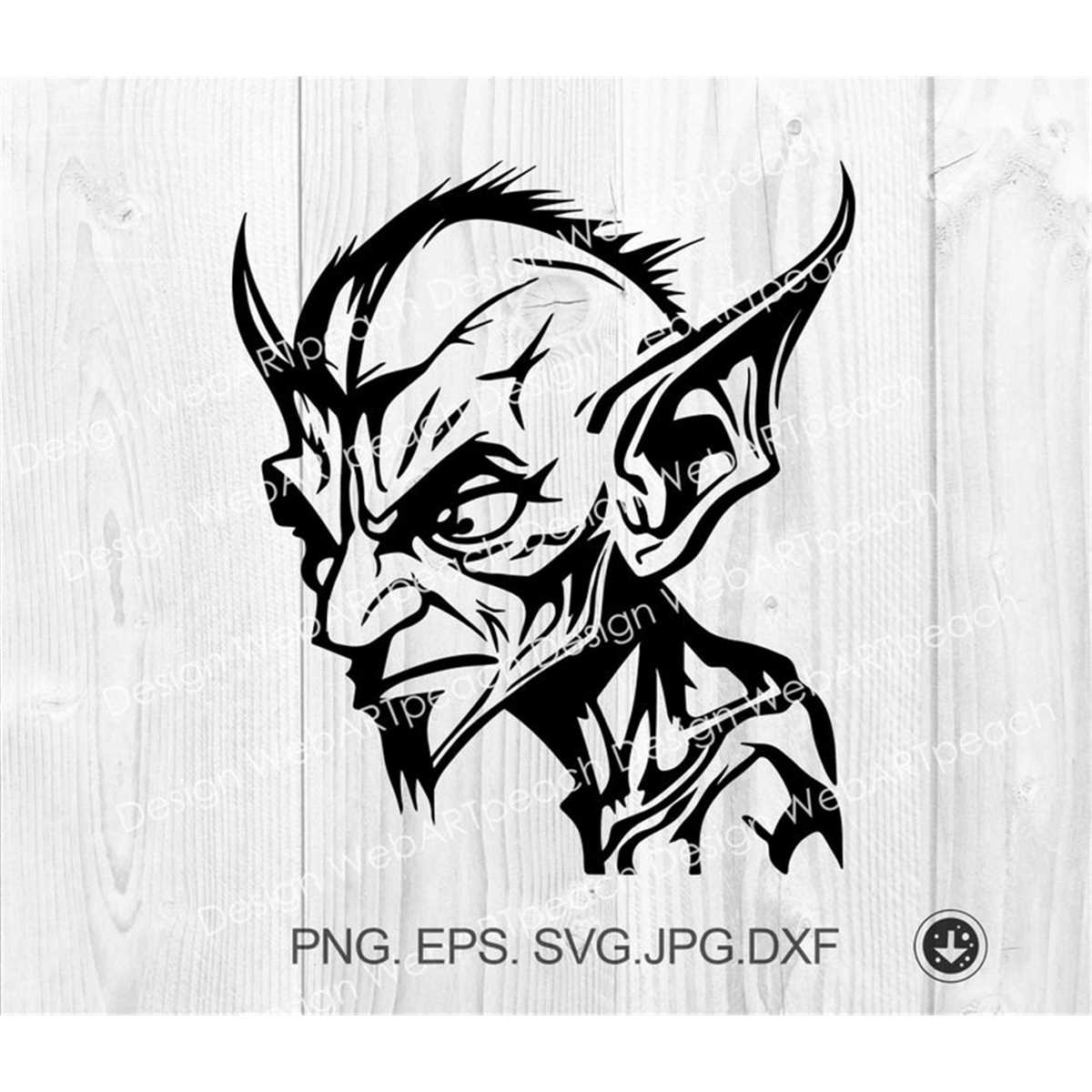 Evil goblin svg, angry elf svg png Goblin SVG, Dungeons Drag - Inspire ...
