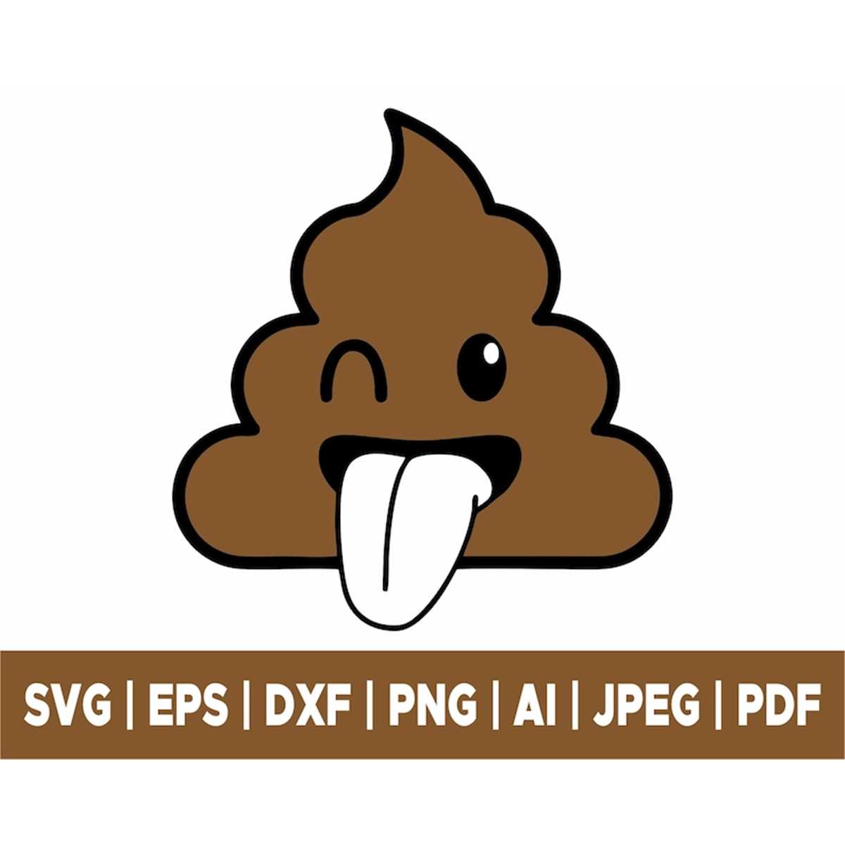 Poop Emoji Svg, Poop Face Emoji Svg, Poop Emoji Clipart, To - Inspire ...