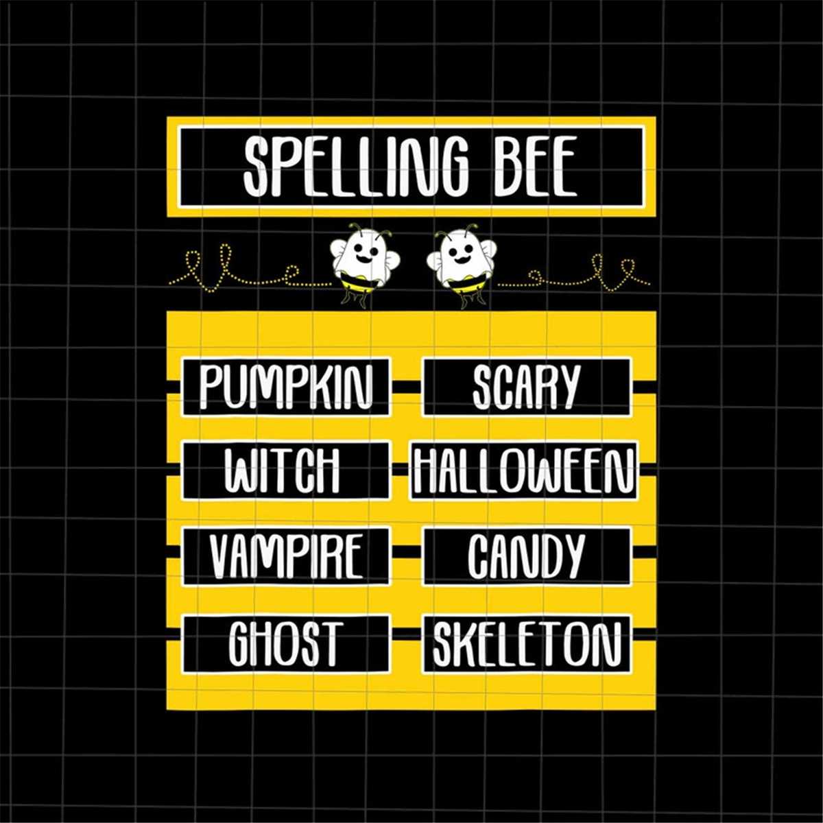 Spelling Bee Halloween Svg, Bee Halloween Svg, Funny Hallowe | Inspire ...