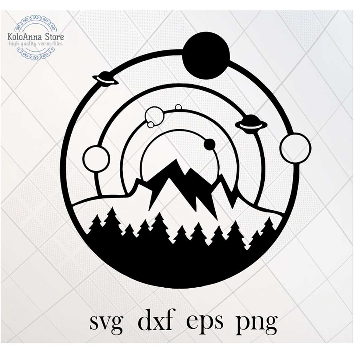 mountains svg, space svg, adventure svg, travel svg, solar s | Inspire ...