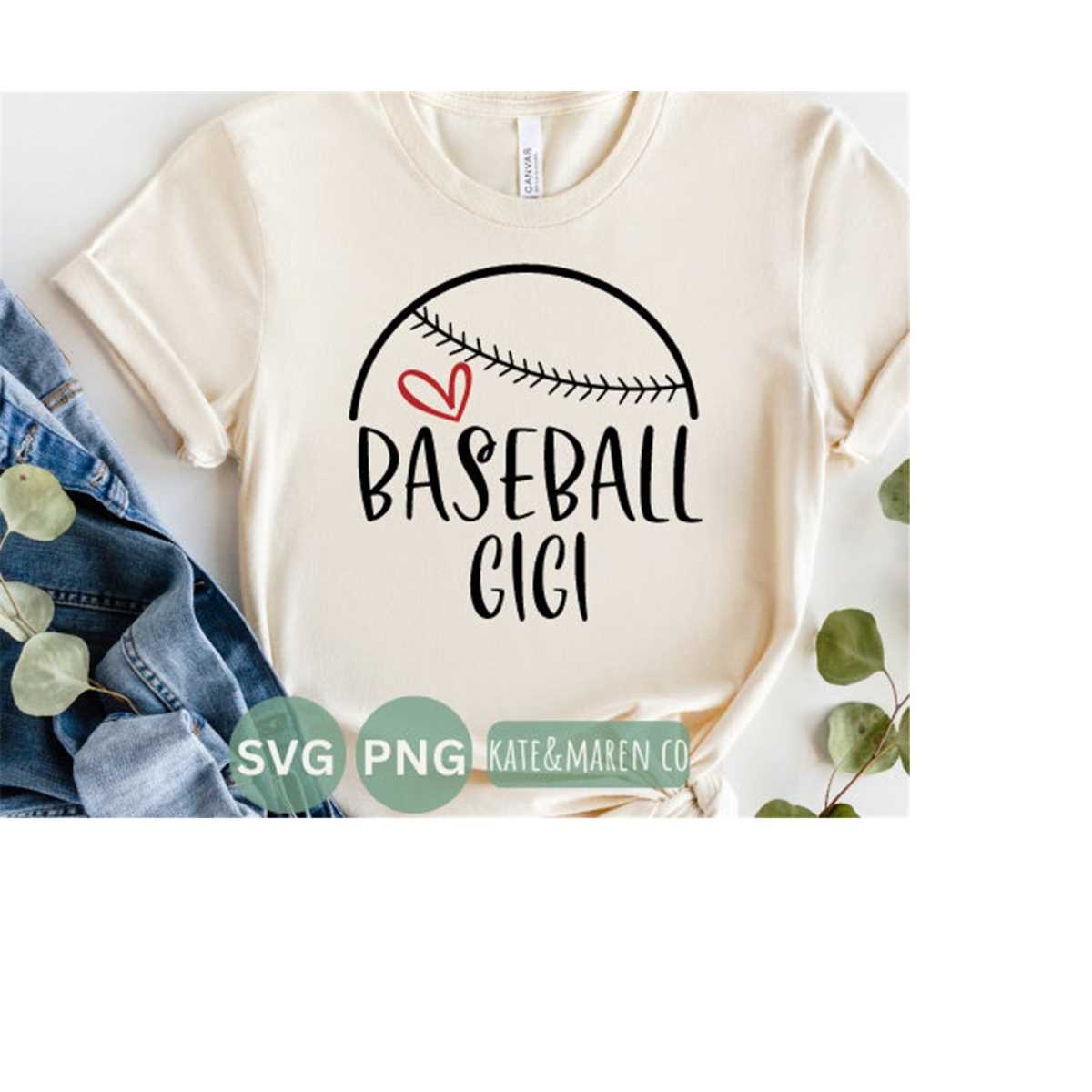 baseball gigi svg, baseball grandma png, cricut cut file and | Inspire ...