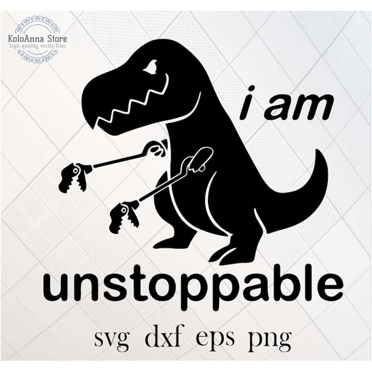 I am unstoppable svg, t-rex svg, tyrannosaurus rex, dinosaur - Inspire ...