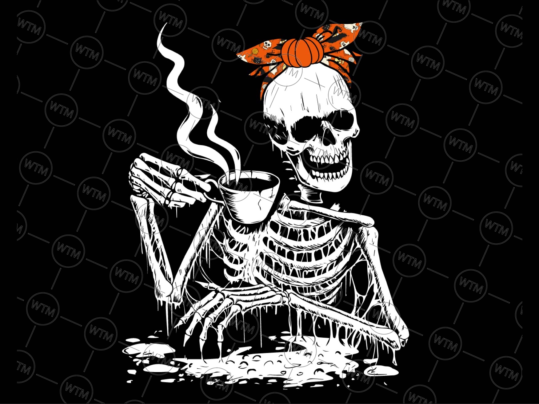 Coffee Drinking Skeleton Png, Skeleton Coffee Png, Caffeine - Inspire ...