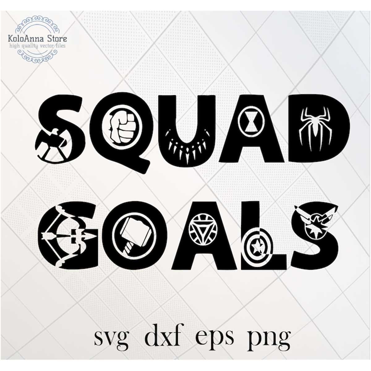 squad goals svg, comics svg, superheros svg, captain svg, ir | Inspire ...