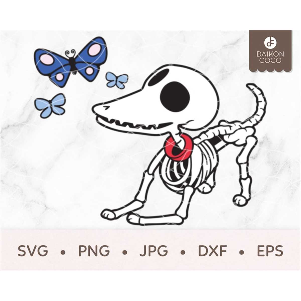 Corpse Bride Scraps SVG, Corpse Bride Dog Skeleton, Corpse B | Inspire ...