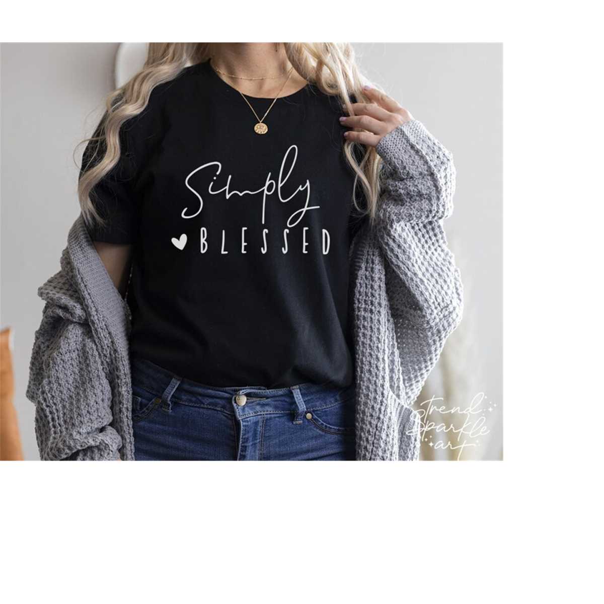 Simply Blessed SVG, PNG, Blessed Svg, Christian Svg, Blessed | Inspire ...