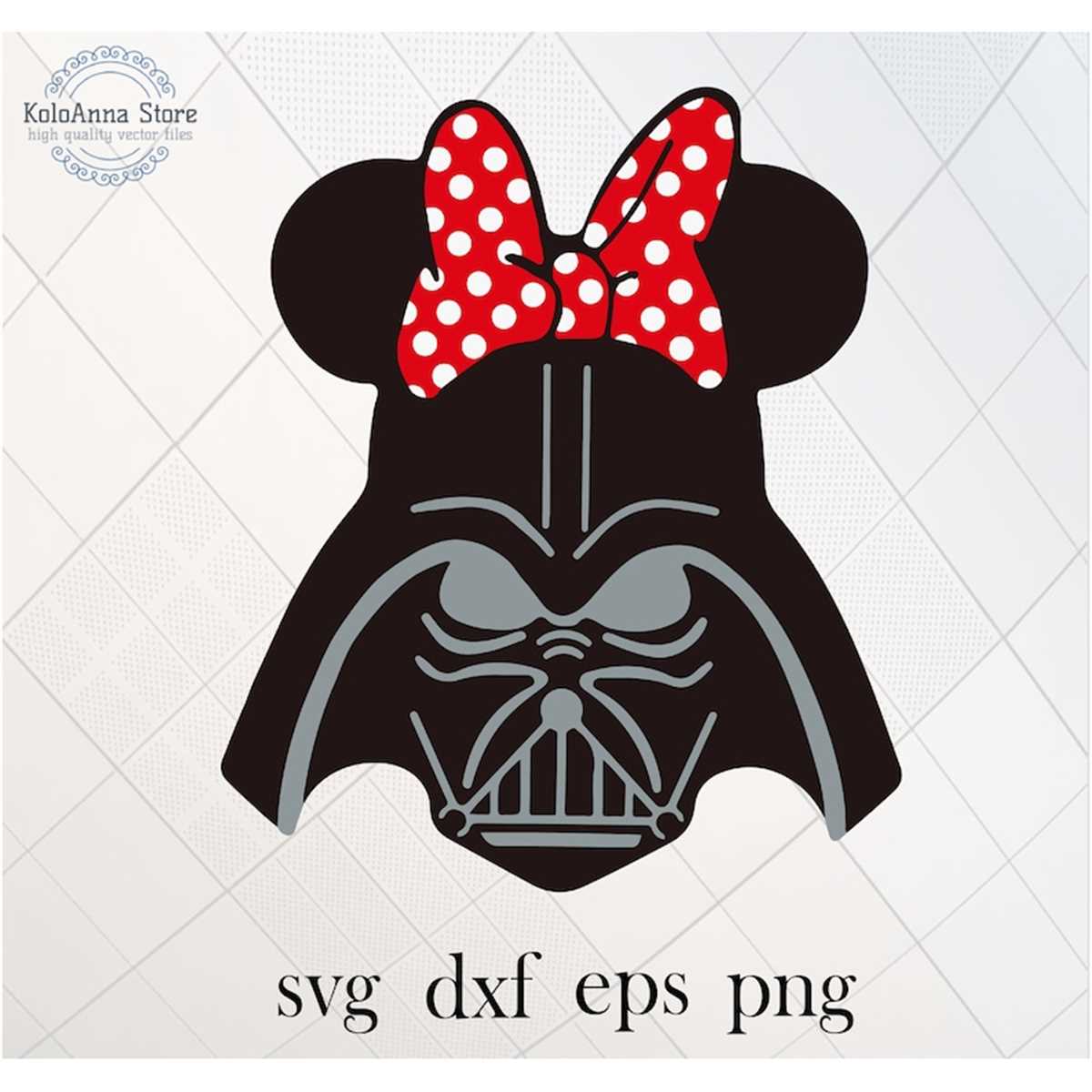mouse svg, darth vader svg, bow svg, darth vader, cut file, | Inspire ...