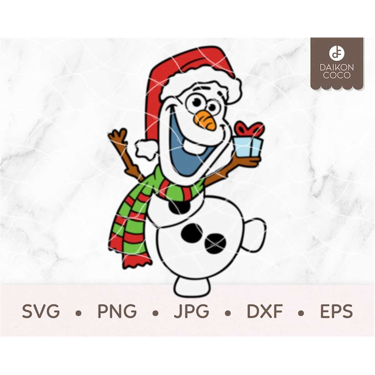 Olaf Christmas SVG, Olaf Holding Present SVG, Olaf Holiday S | Inspire ...