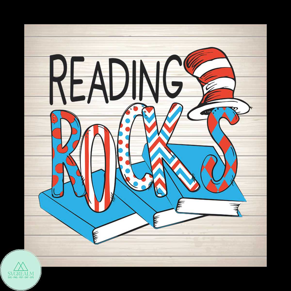 Reading Rocks Svg, Dr Seuss Svg, Seuss Svg, Dr Seuss Gifts, - Inspire ...