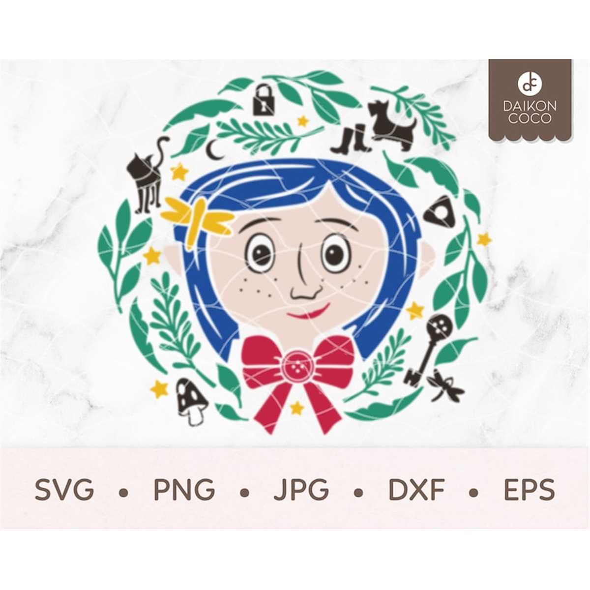 Coraline SVG, Coraline Christmas SVG, Coraline Lock Key, But | Inspire ...