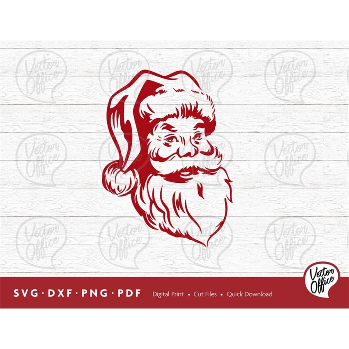 Vintage Santa svg, Old School Father Christmas, Santa Claus | Inspire ...
