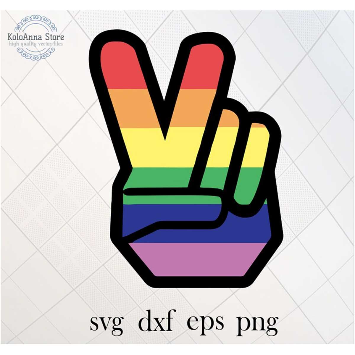 peace svg, peace sign svg, rainbow svg, lgbtq svg, gay pride | Inspire ...