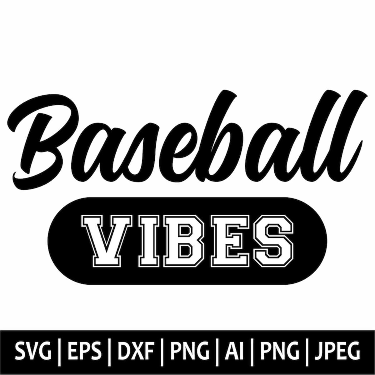 Baseball Vibes Svg, Baseball Mom Svg, Softball Vibes Svg, Ba | Inspire ...
