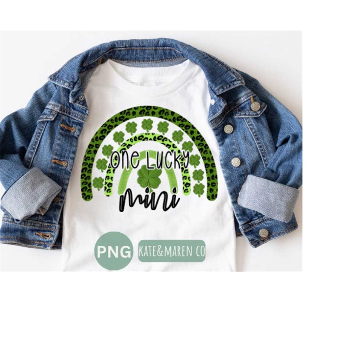 st patrick mini png, one lucky mini, sublimation | Inspire Uplift