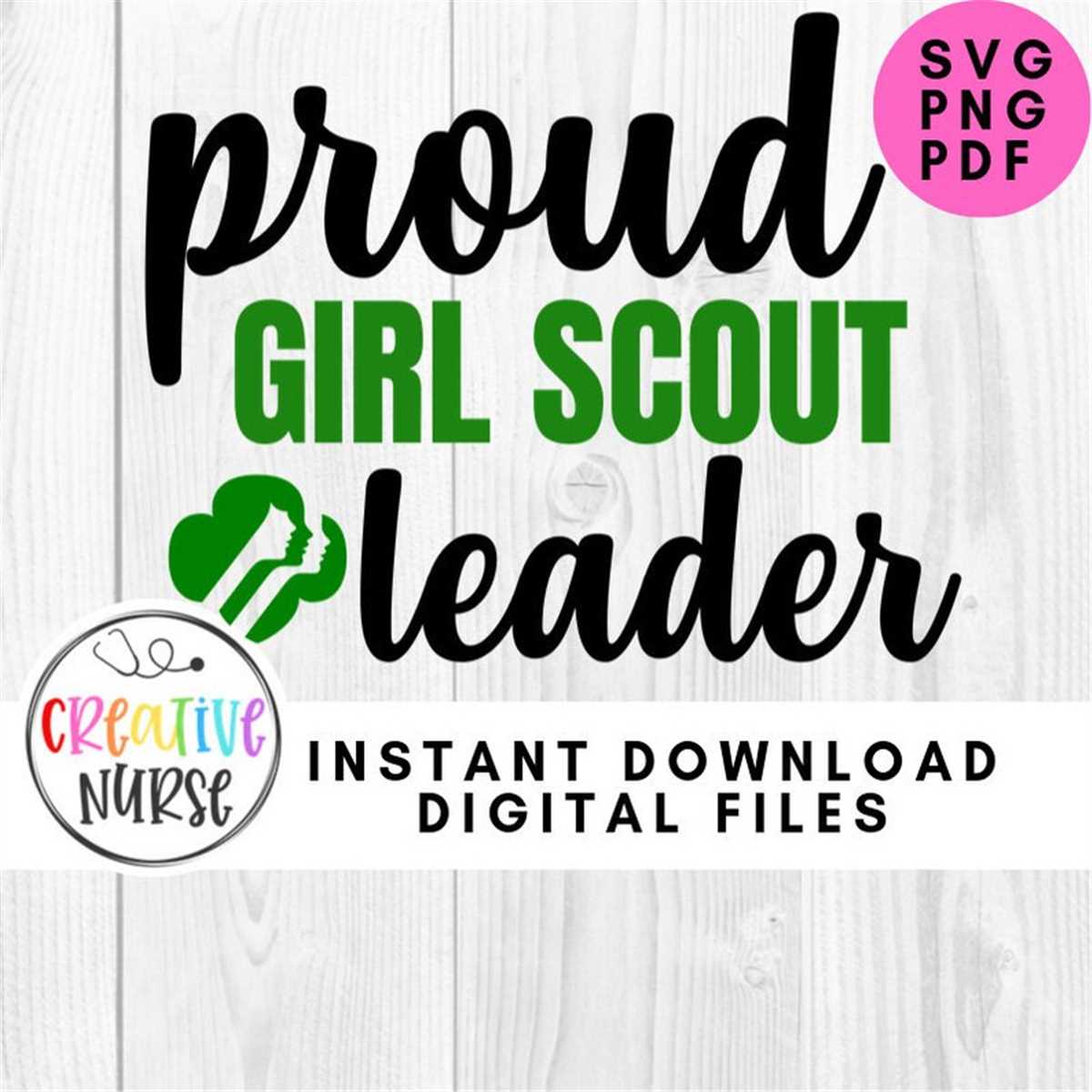 Instant Download Cut File / Proud Girl Scout Leader / svg p | Inspire ...