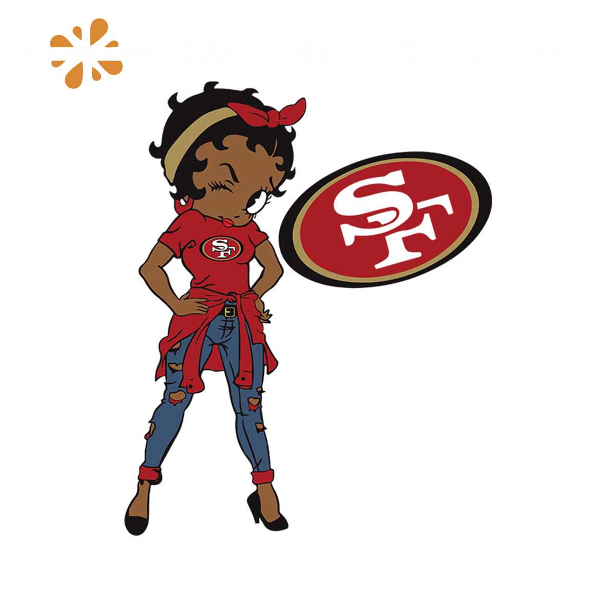 Girl Love San Francisco 49ers svg, San Francisco 49ers png | Inspire Uplift