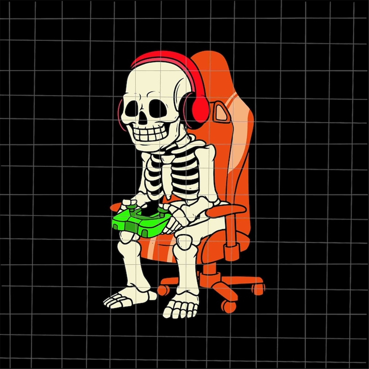 Gaming Skeleton Halloween Svg, Skeletons Boys Halloween Svg, - Inspire ...