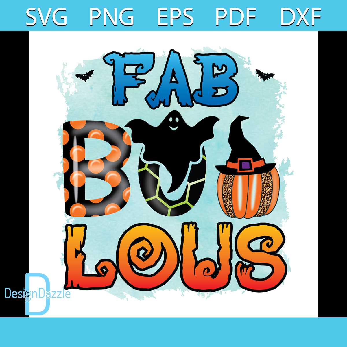 Fab Boo Lous Svg, Halloween Svg, Fabulous Svg, Halloween Bat | Inspire ...
