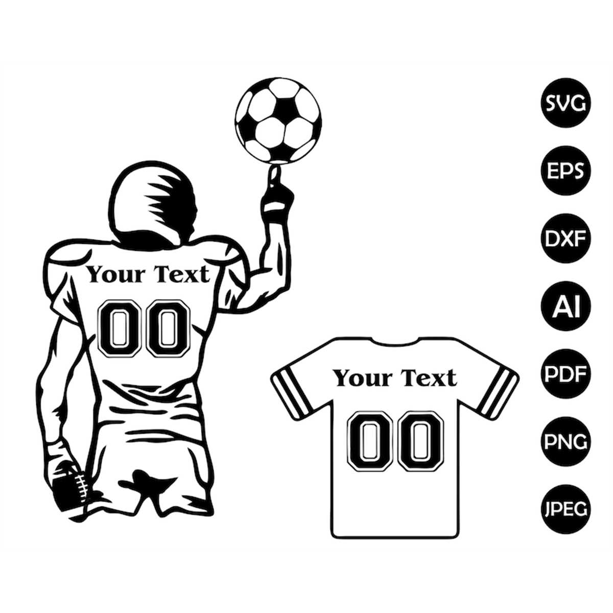 Football Player Svg, Football Svg, Football Team Svg, Footba | Inspire ...