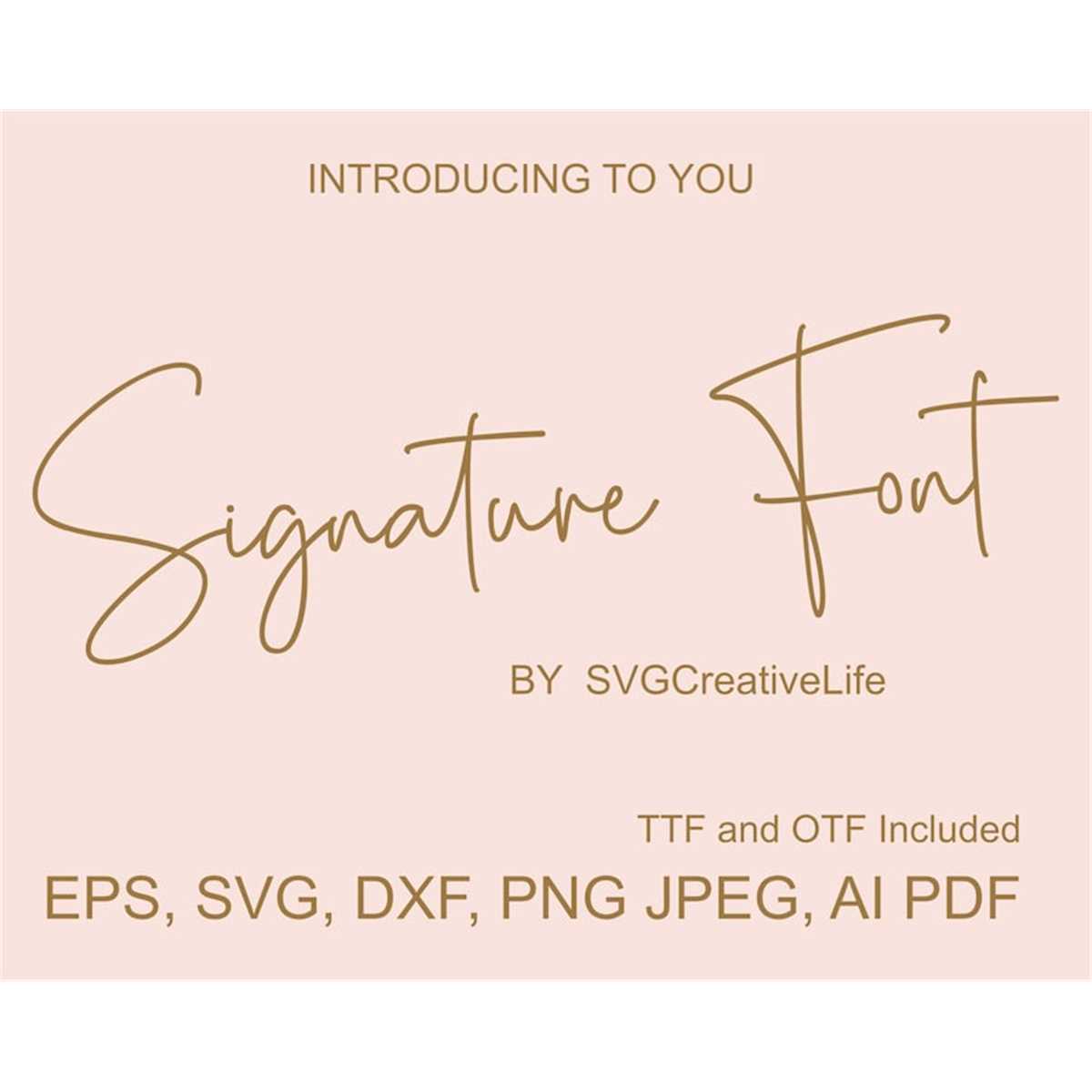 Signature Font Svg, Signature Font Ttf, Otf, Script Calligra - Inspire ...