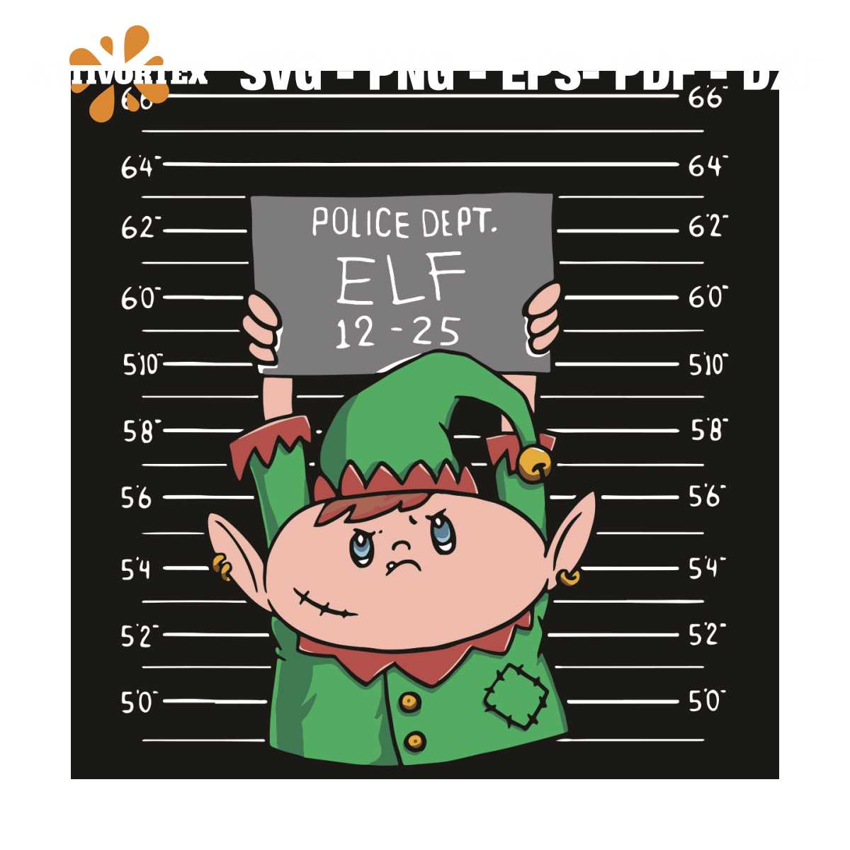 Elves Police Dept Elf 12 25 Svg, Christmas Svg, Elf Svg, Elf | Inspire ...