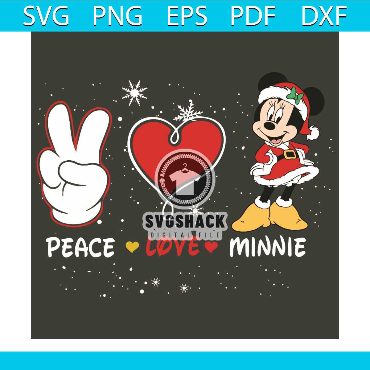 Peace Love Minnie Svg, Christmas Svg, Minnie Svg, Peace Svg, - Inspire ...