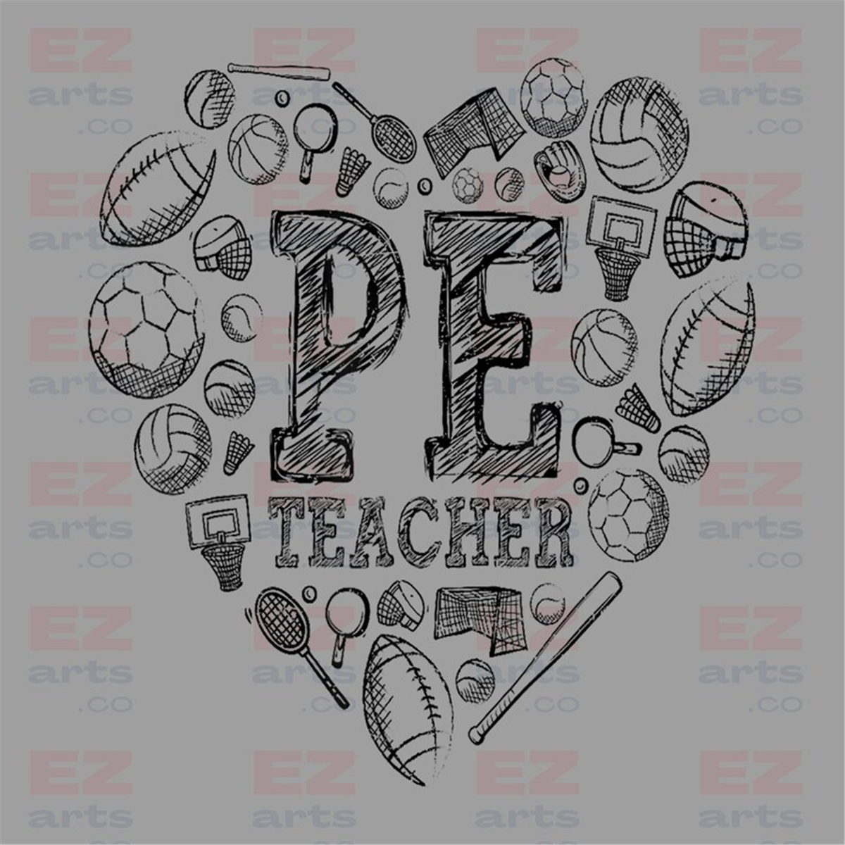 PE Teacher Png, Teacher Appreciation Gift, Back To School Pn | Inspire ...